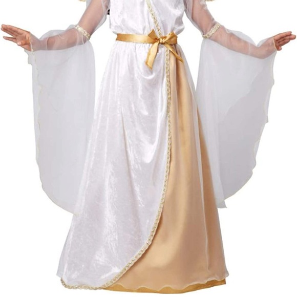Costumes | Guardian Angel Costume White And Gold With Wings Used Once ...